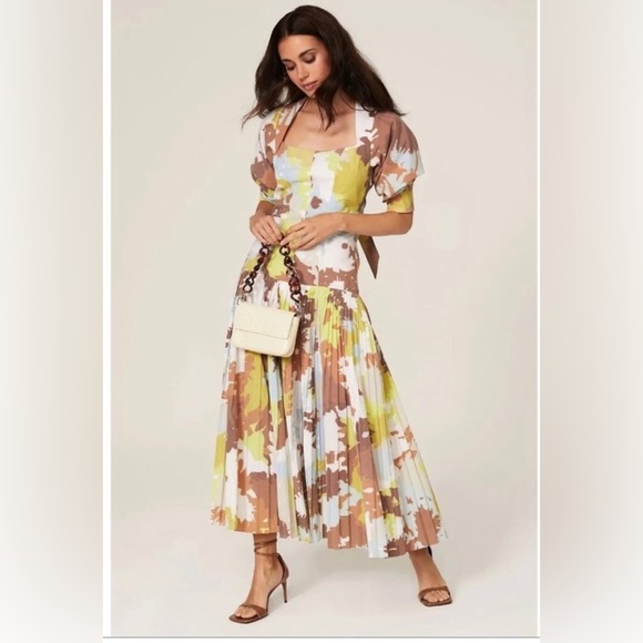 Jonathan Simkhai | Dresses | Jonathan Simkhai Iva Pleated Midi Dress ...